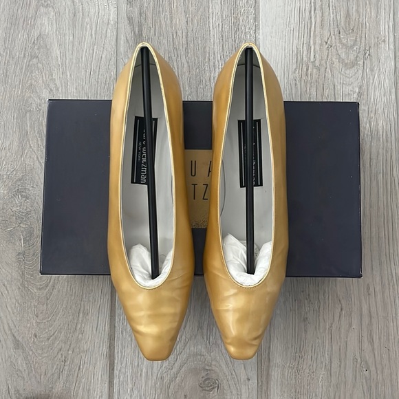 Stuart Weitzman | Shoes | Stuart Weitzman Bentley Golden Quasar Patent ...